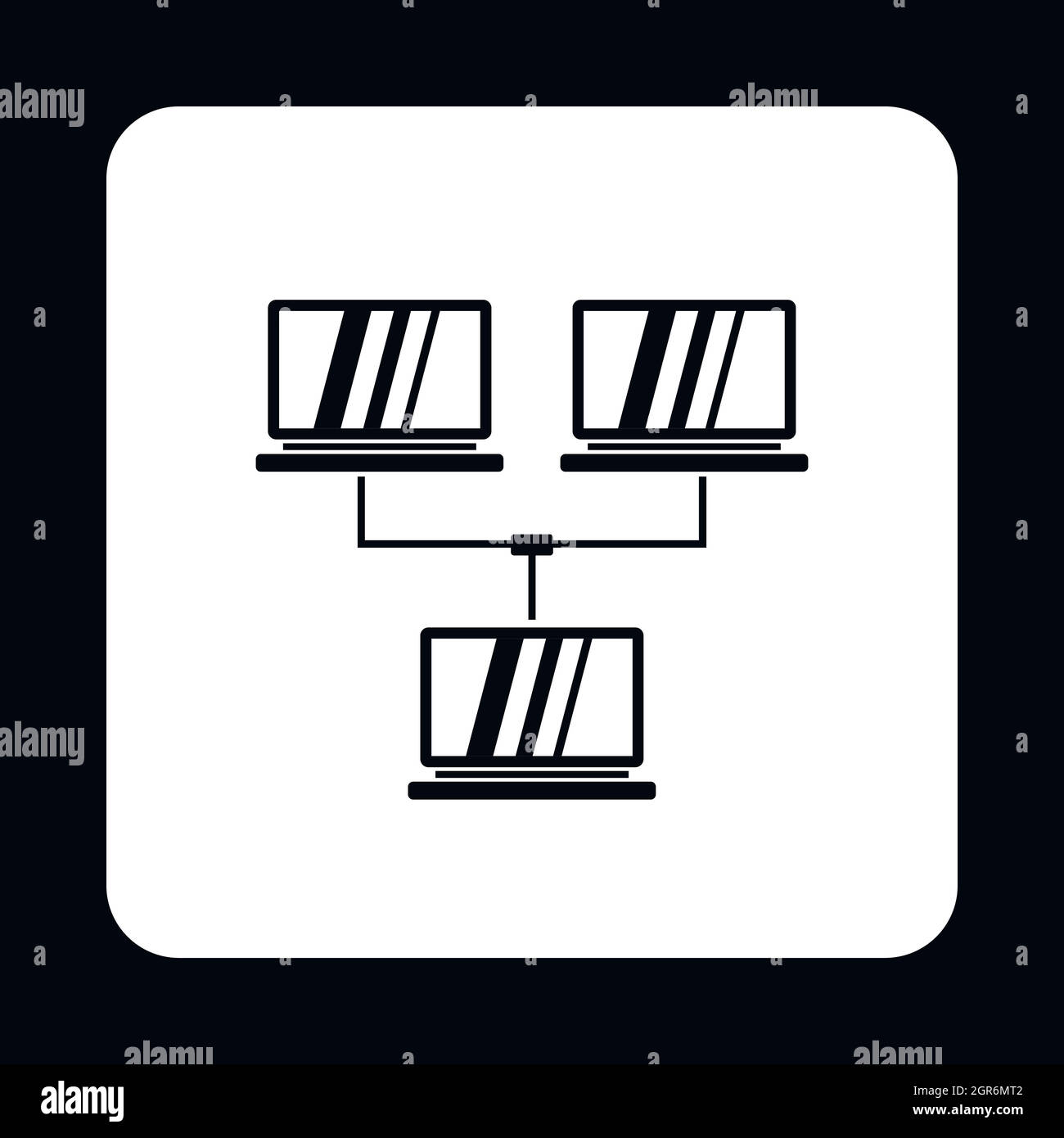 LAN icon, simple style Stock Vector Image & Art - Alamy