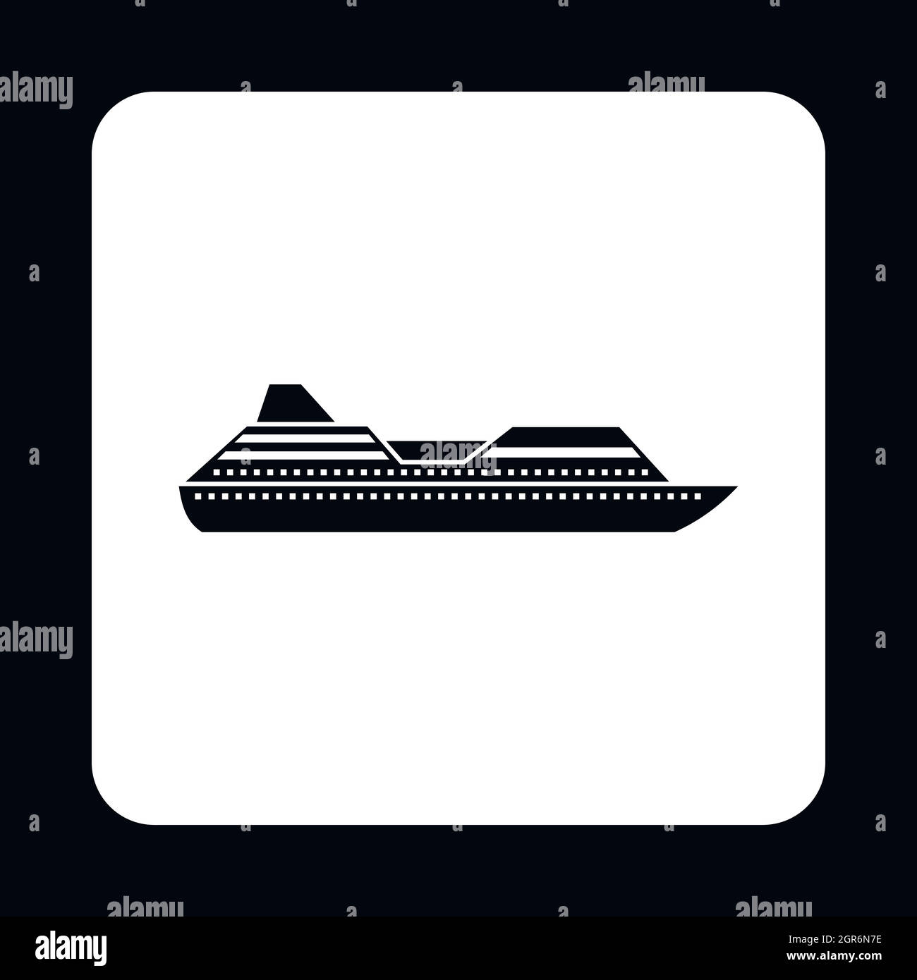 Yacht icon, simple style Stock Vector Image & Art - Alamy