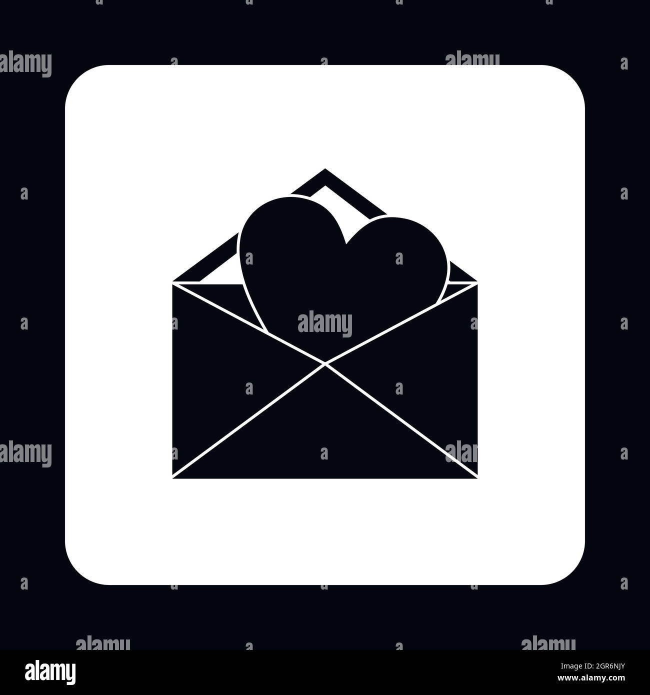 Love letter isolated Stock Vector Images - Alamy