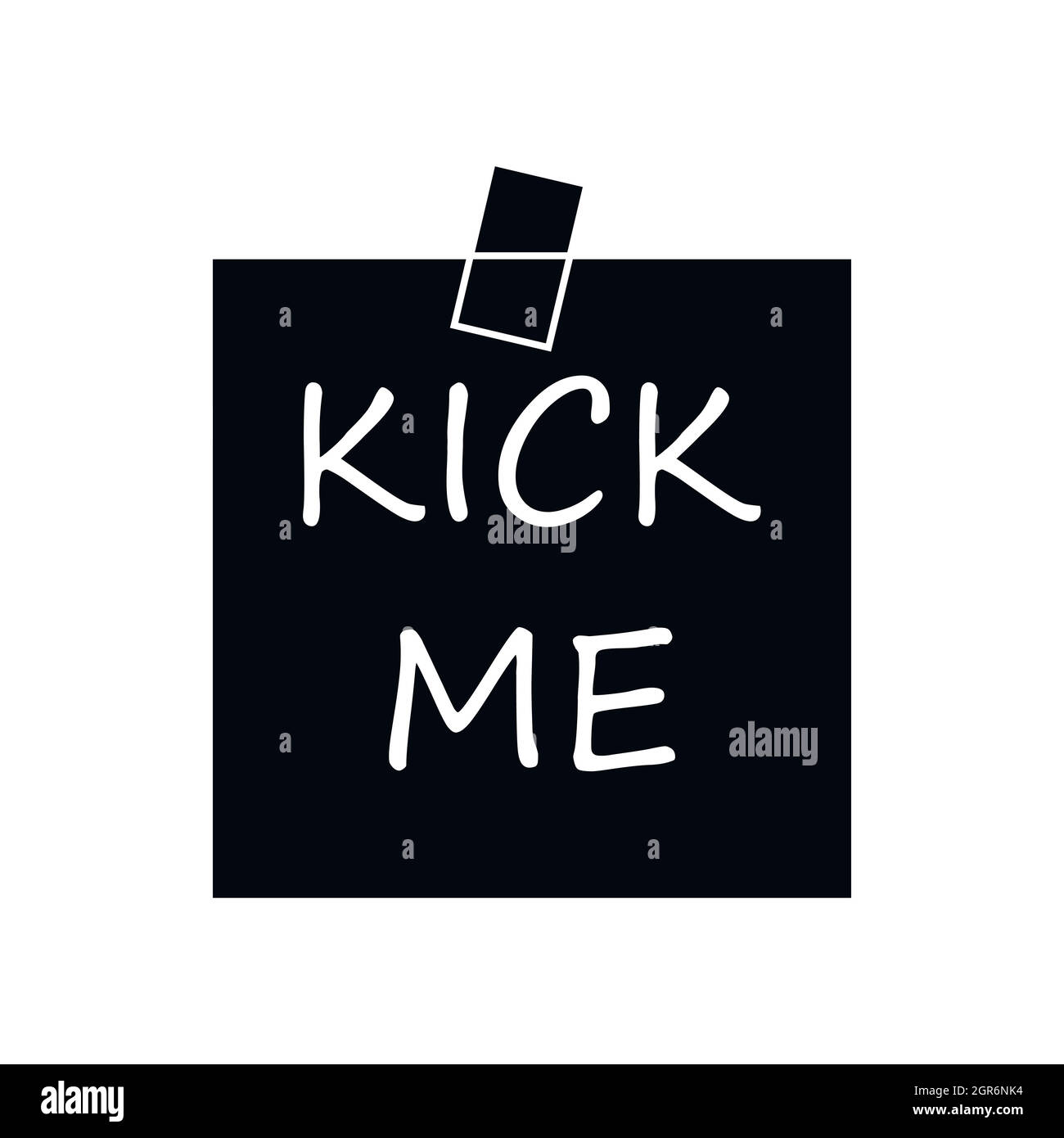 Isolated inscription Cut Out Stock Images & Pictures - Alamy