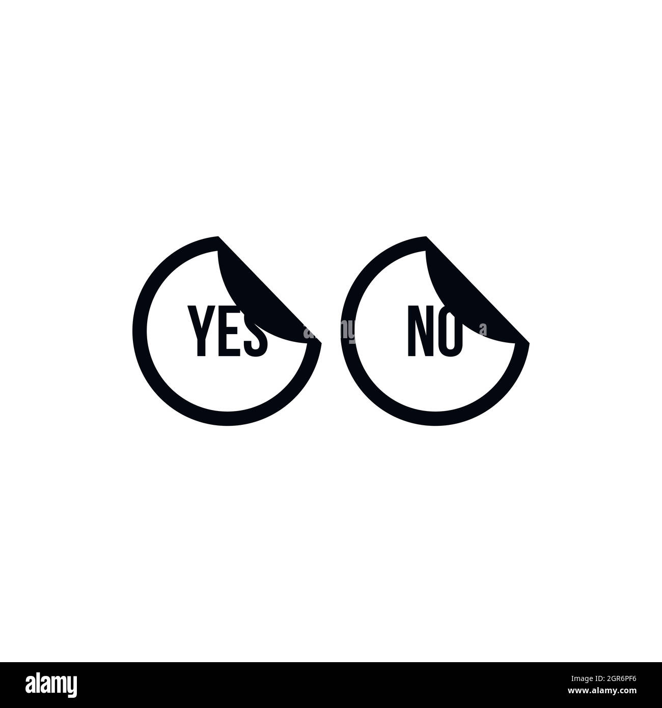 Yes no buttons hi-res stock photography and images - Alamy
