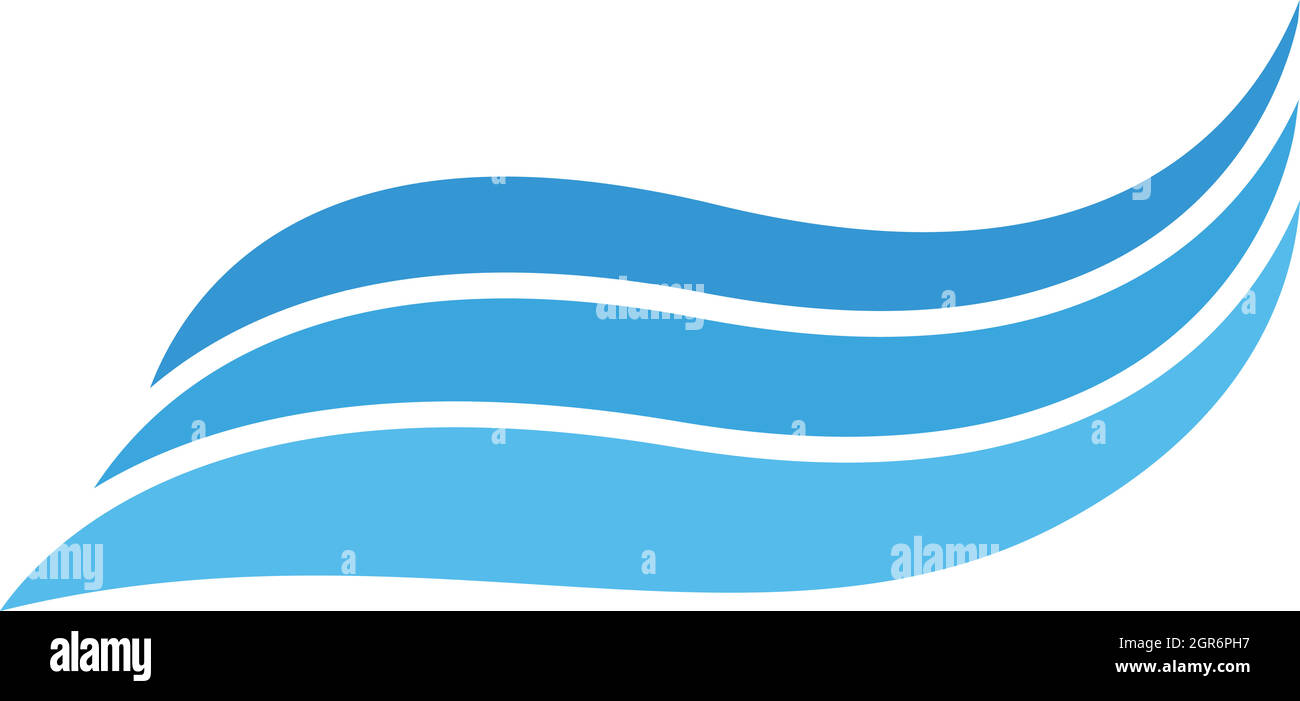 Ocean waves icon, simple style Stock Vector Image & Art - Alamy