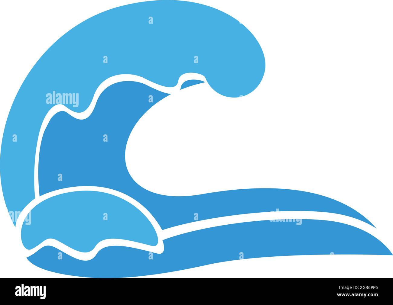 High wave icon simple hi-res stock photography and images - Alamy