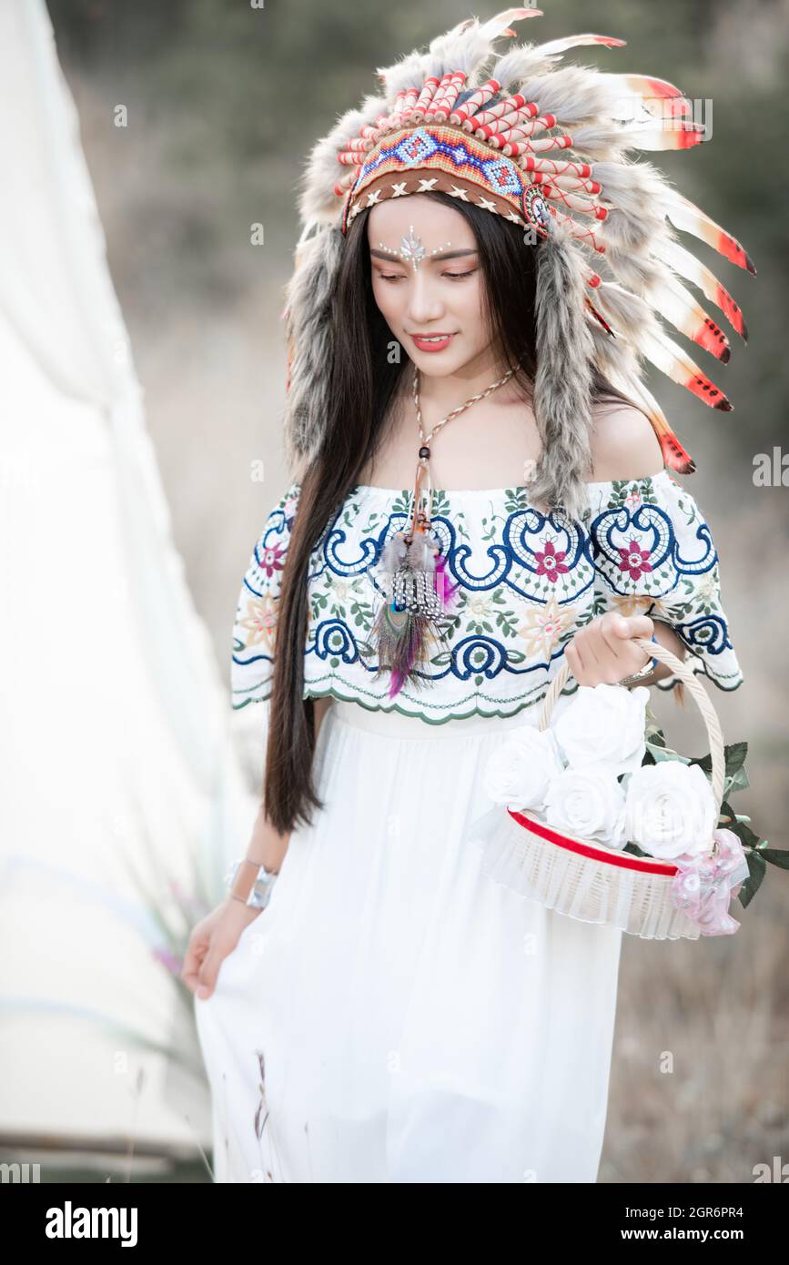 Bohemian Girl High Resolution Stock Photography and Images - Alamy