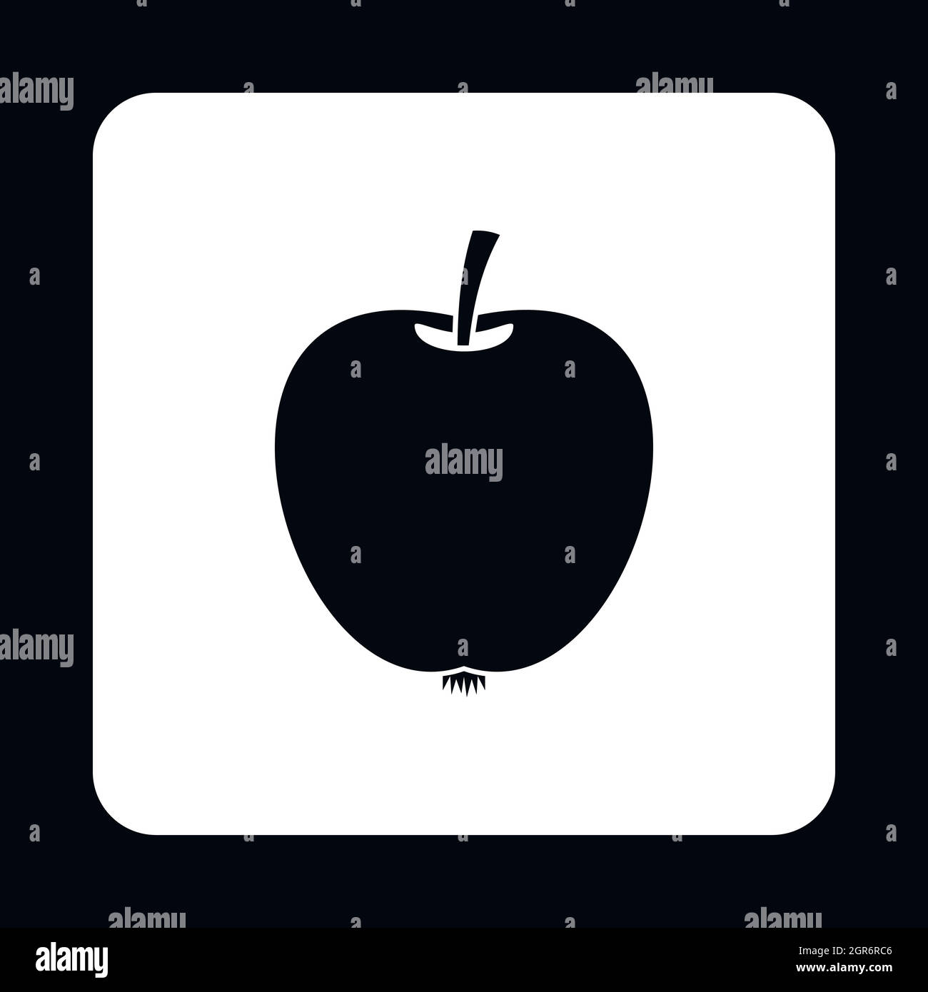 Apple icon, simple style Stock Vector Image & Art - Alamy