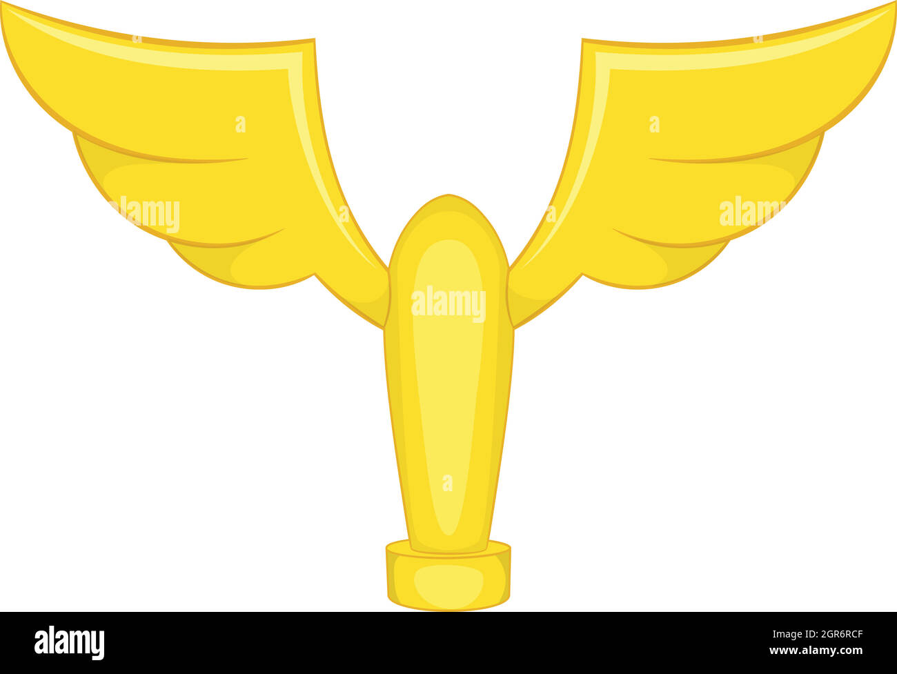 Winning cup with wings icon, cartoon style Stock Vector Image & Art - Alamy