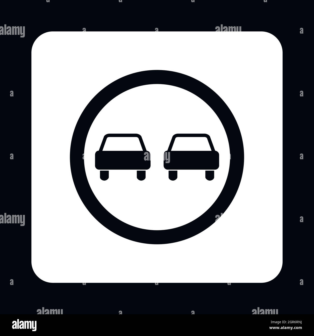 Car overtaking Stock Vector Images - Alamy