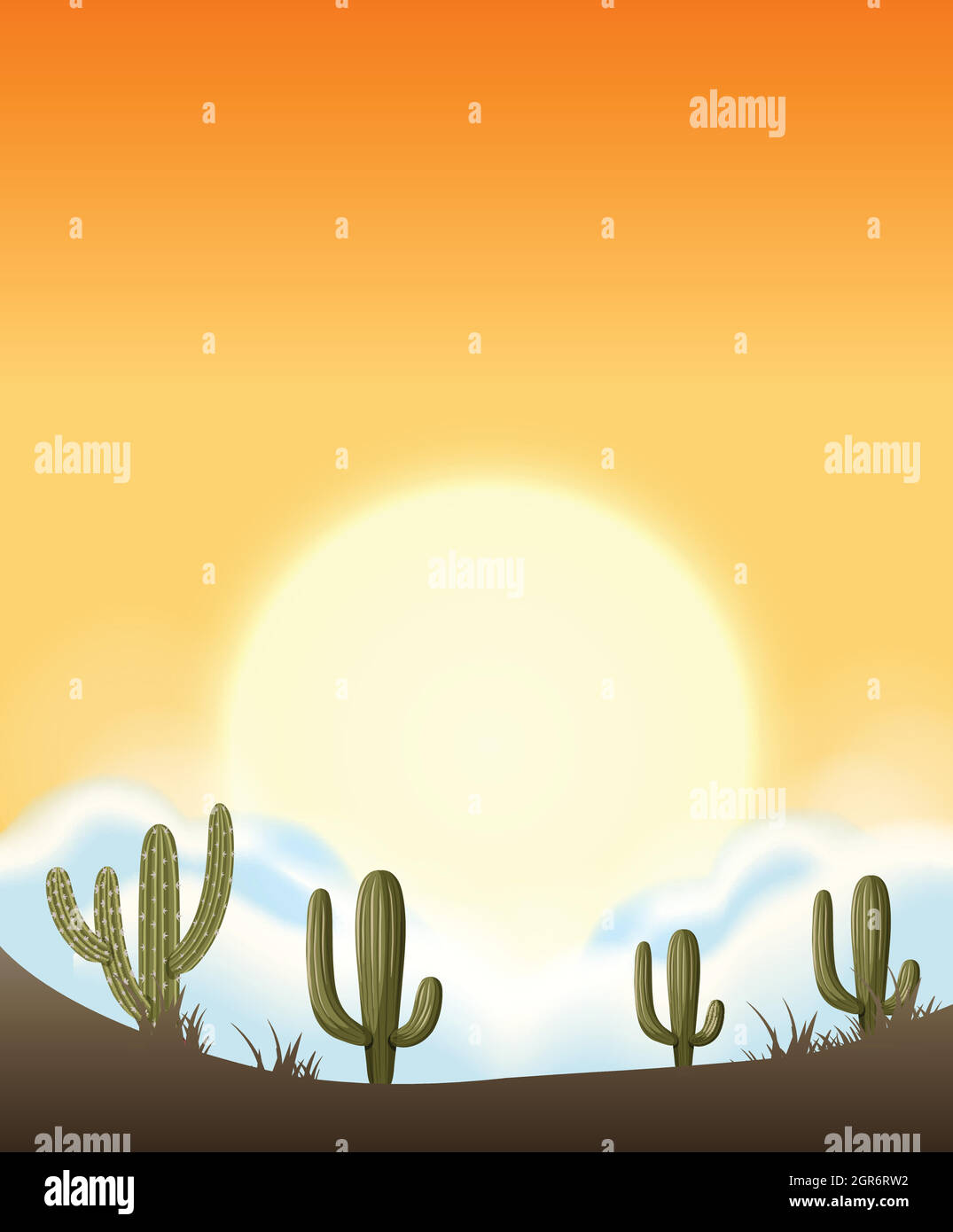 A beautiful desert template Stock Vector Image & Art - Alamy