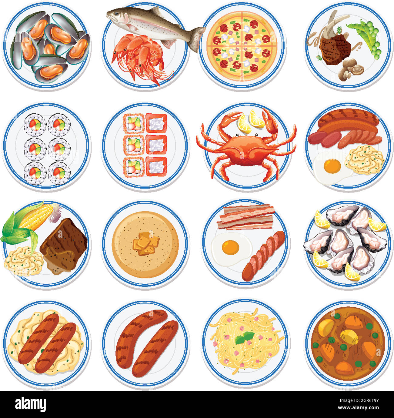 Group aerial picture Cut Out Stock Images & Pictures - Alamy