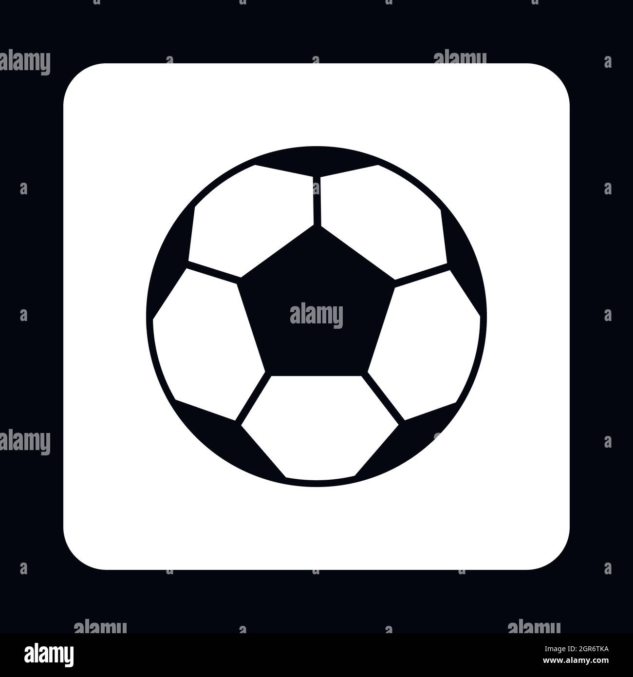 Football ball in goal Stock Vector Images - Alamy