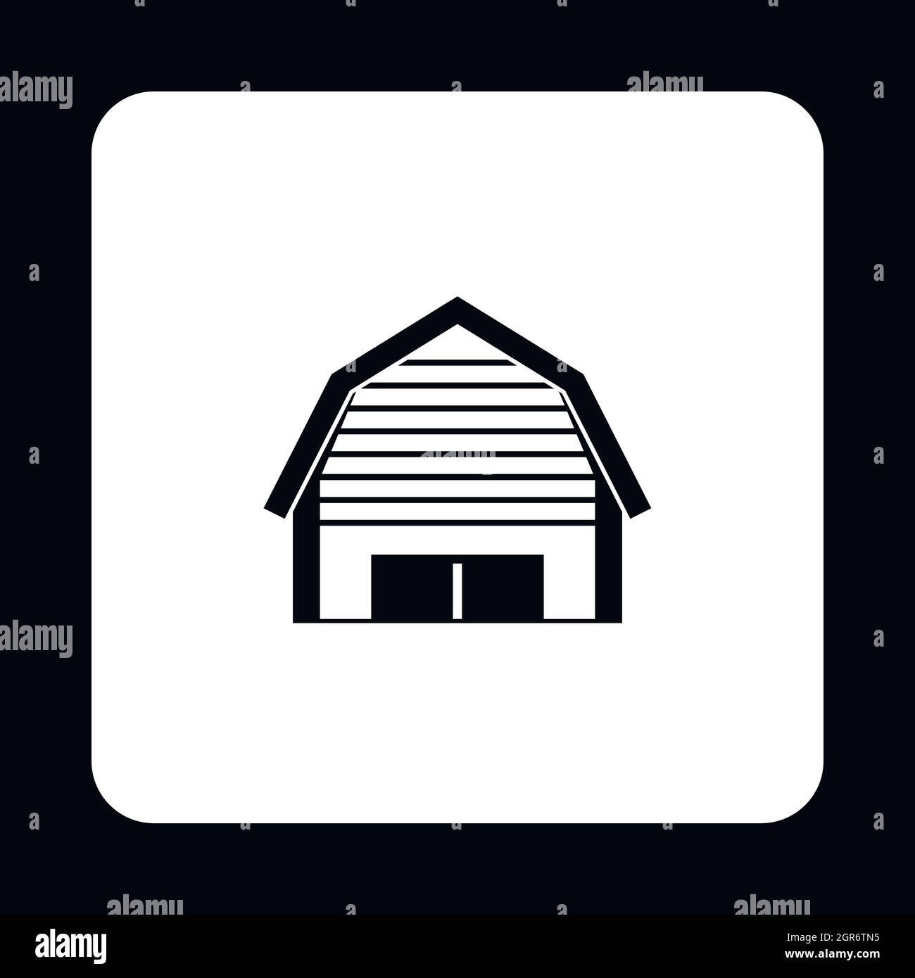 Barn icon in simple style Stock Vector Image & Art - Alamy