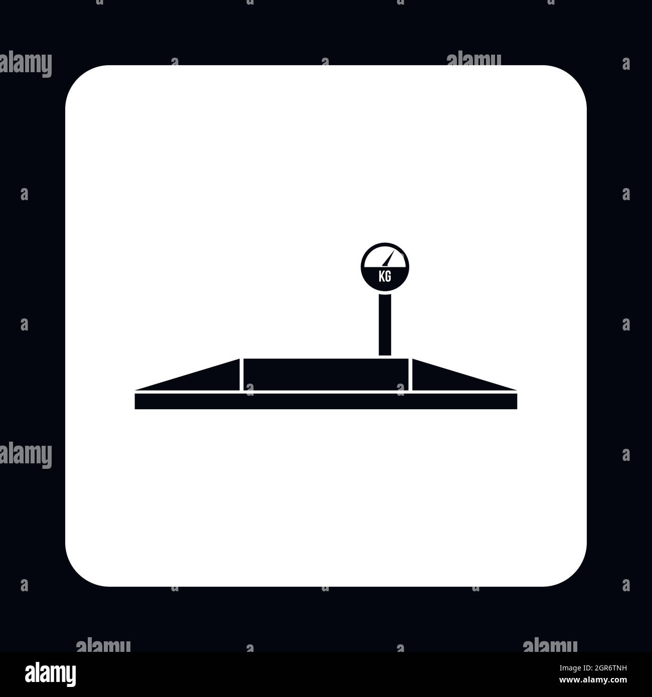 Truck scales icon, simple style Stock Vector Image & Art - Alamy