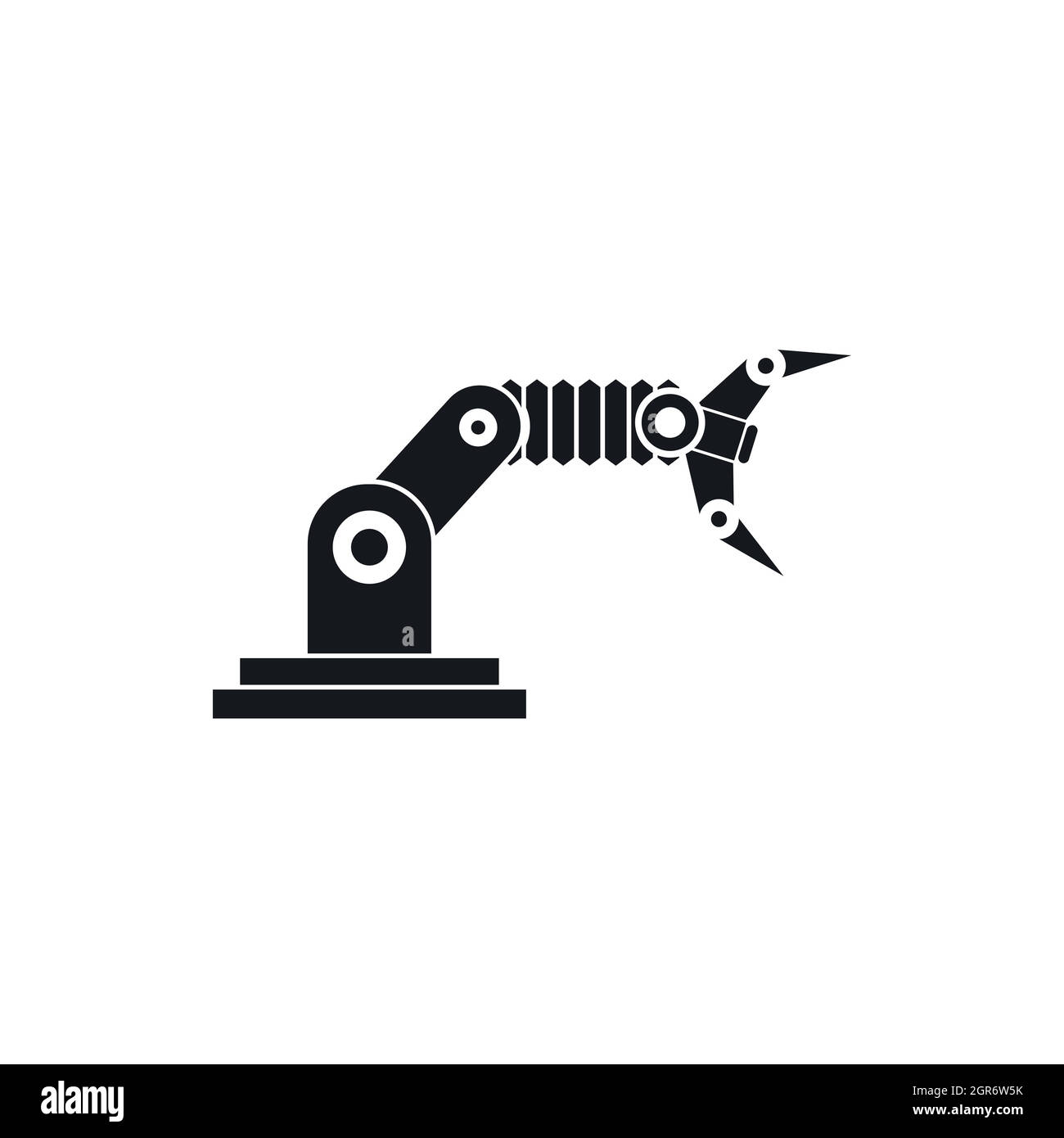 Robotic hand manipulator icon, simple style Stock Vector Image & Art - Alamy