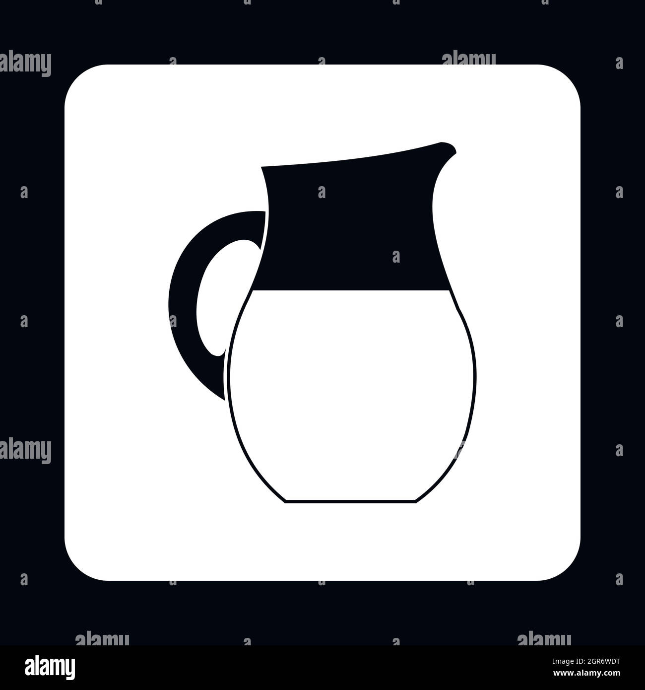 Milk pour jug Stock Vector Images - Alamy