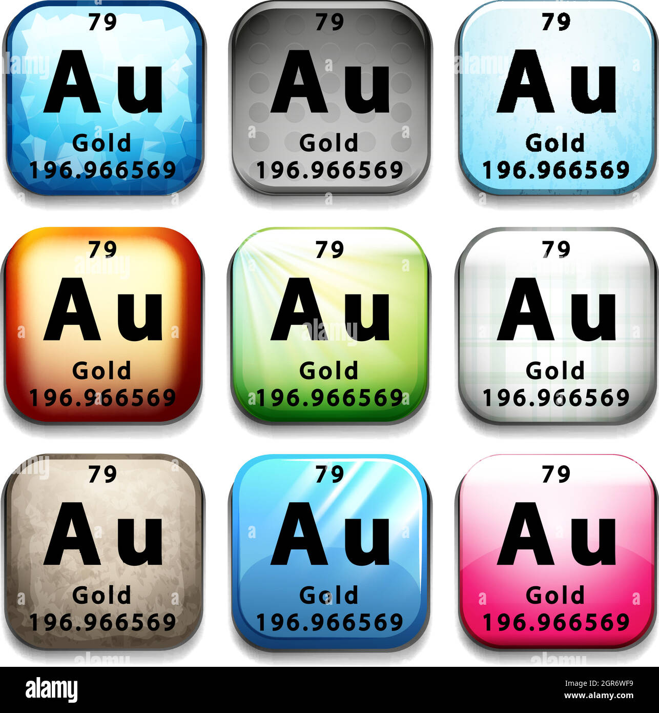 Gold atom hi-res stock photography and images - Alamy