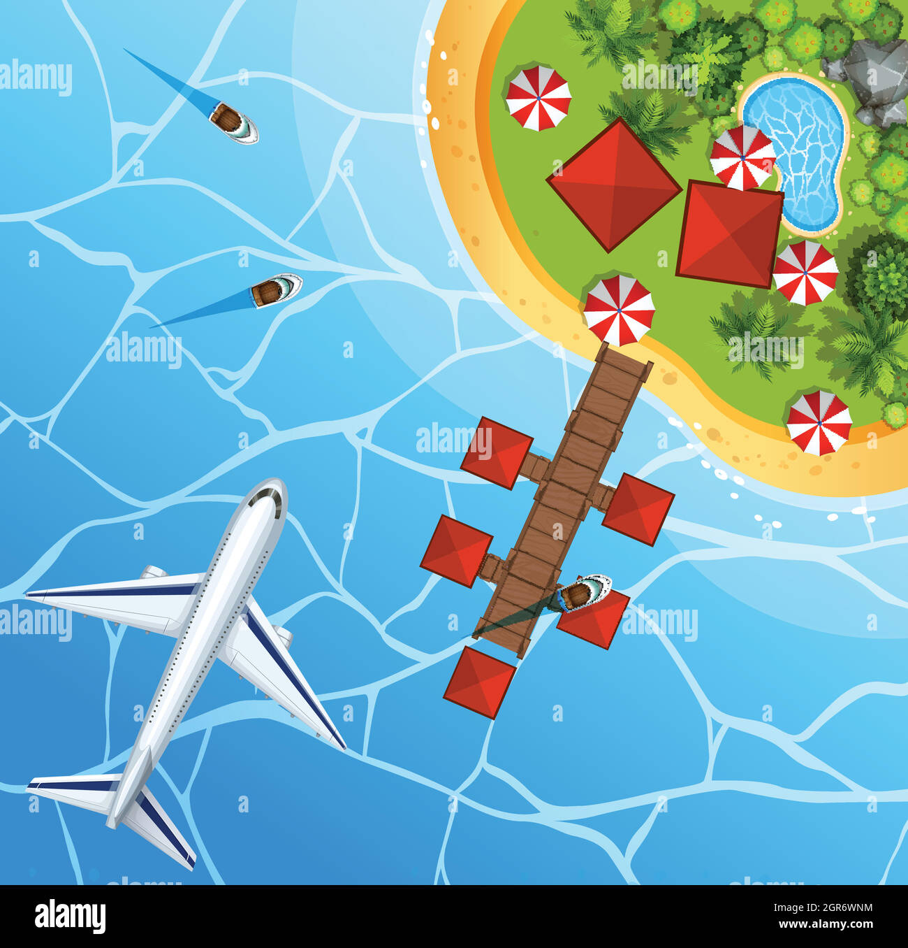 Top view top view Stock Vector Images - Alamy