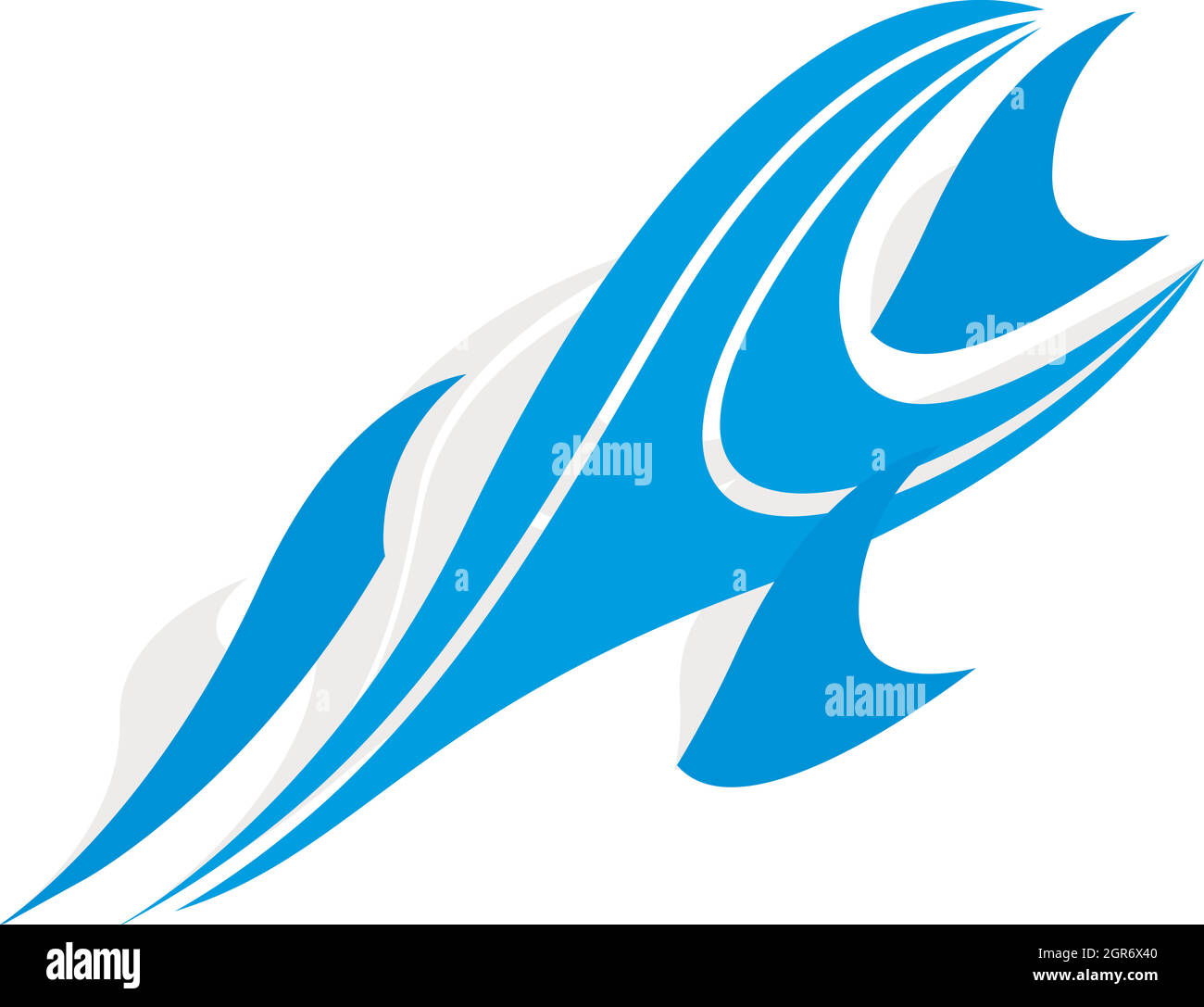Water wave icon in Stock Vector Images - Alamy