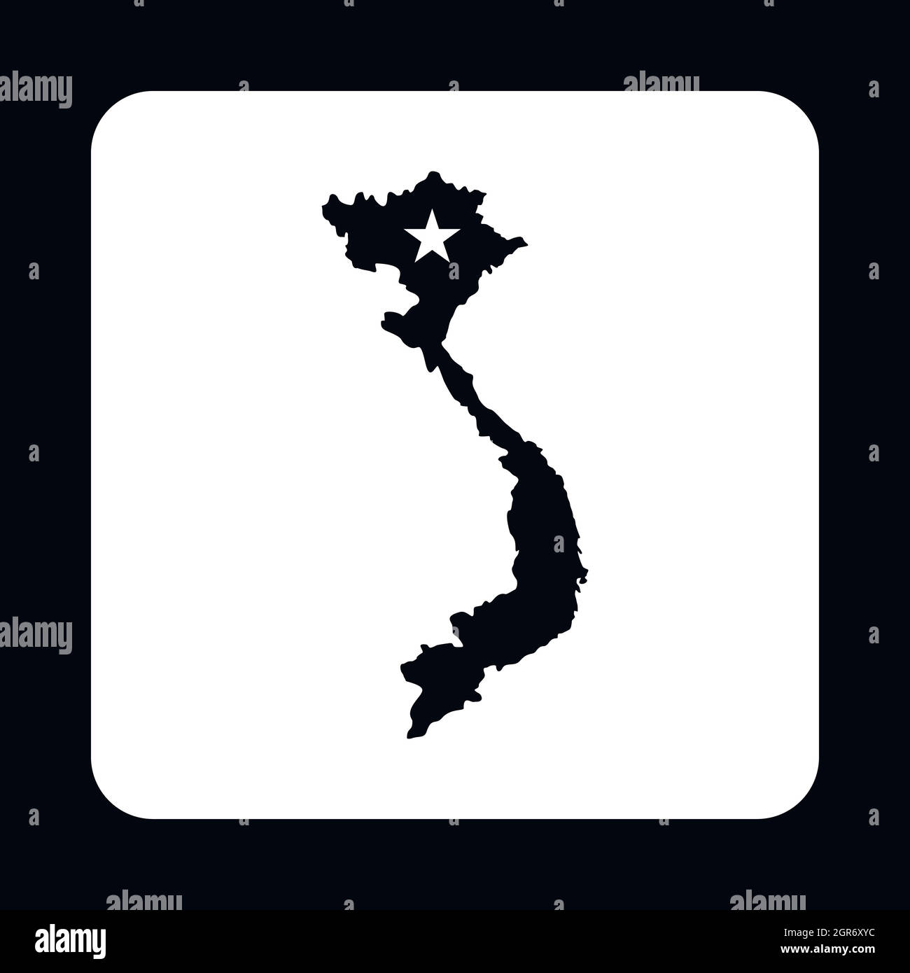 Map of Vietnam icon, simple style Stock Vector Image & Art - Alamy