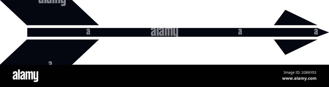 Long arrow icon, simple style Stock Vector Image & Art - Alamy