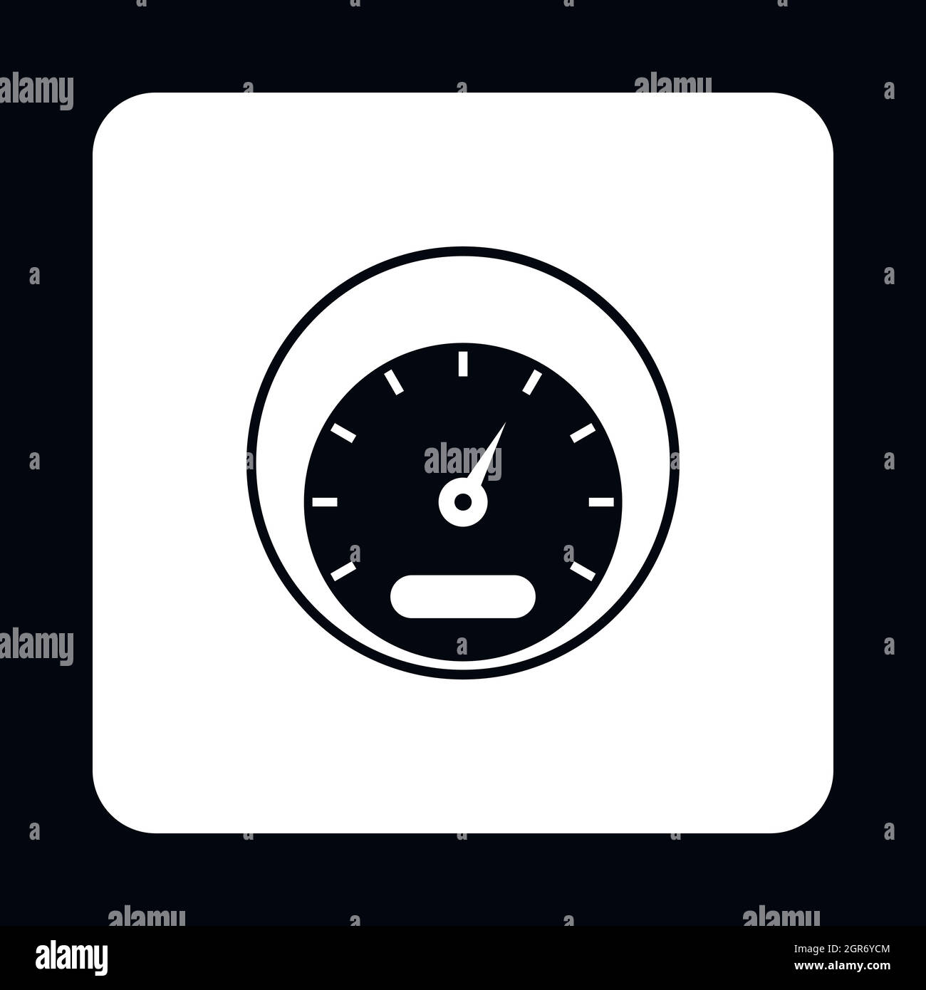 Speedometer, measuring scale icon Stock Vector Image & Art - Alamy