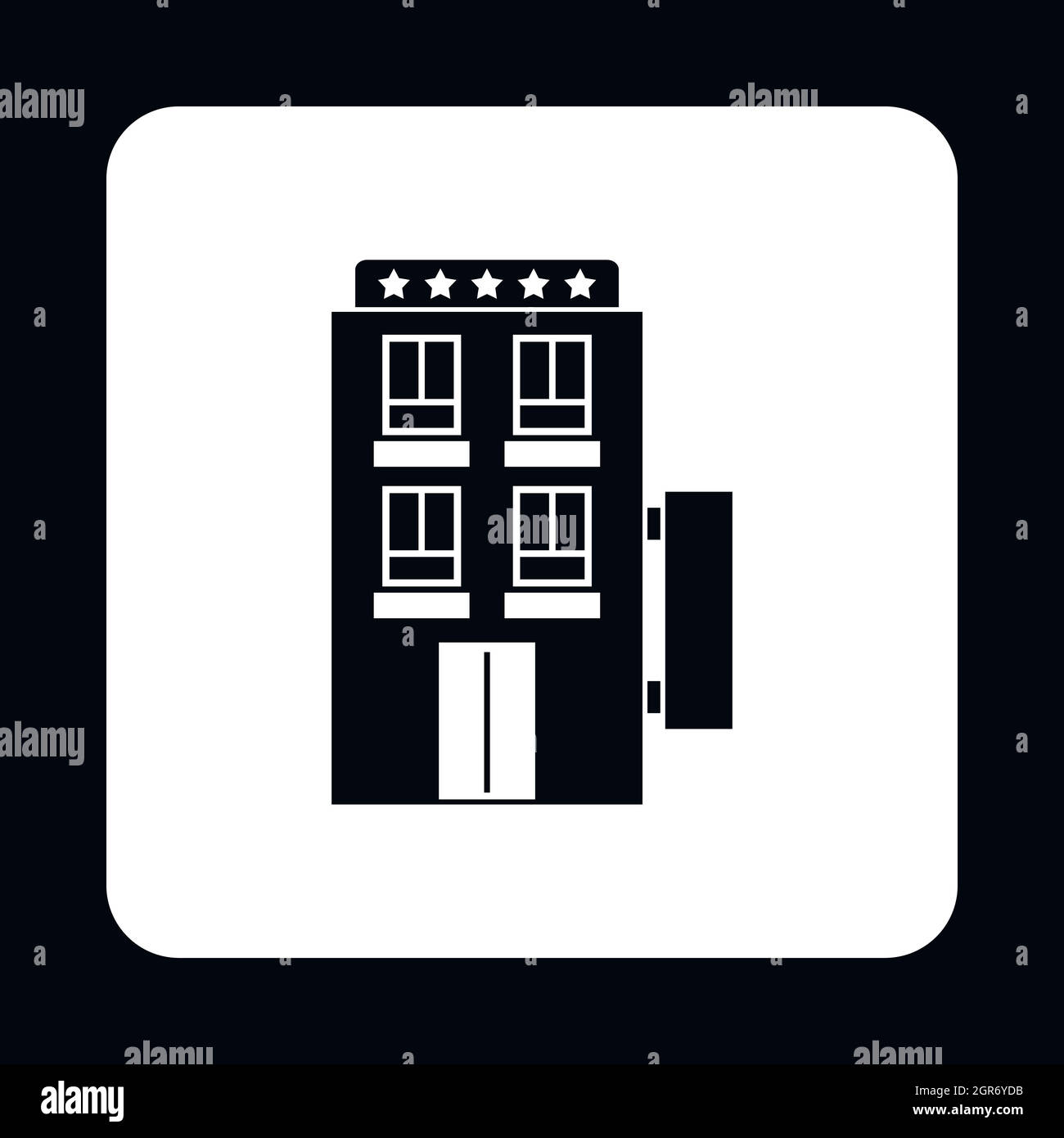 Simple hotel sign hi-res stock photography and images - Alamy