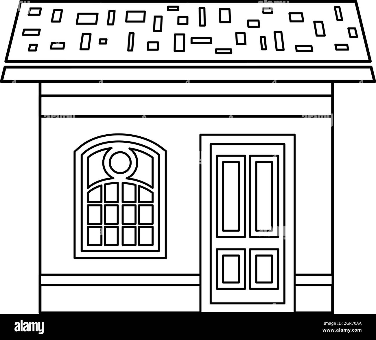 House outline architecture hi-res stock photography and images - Alamy