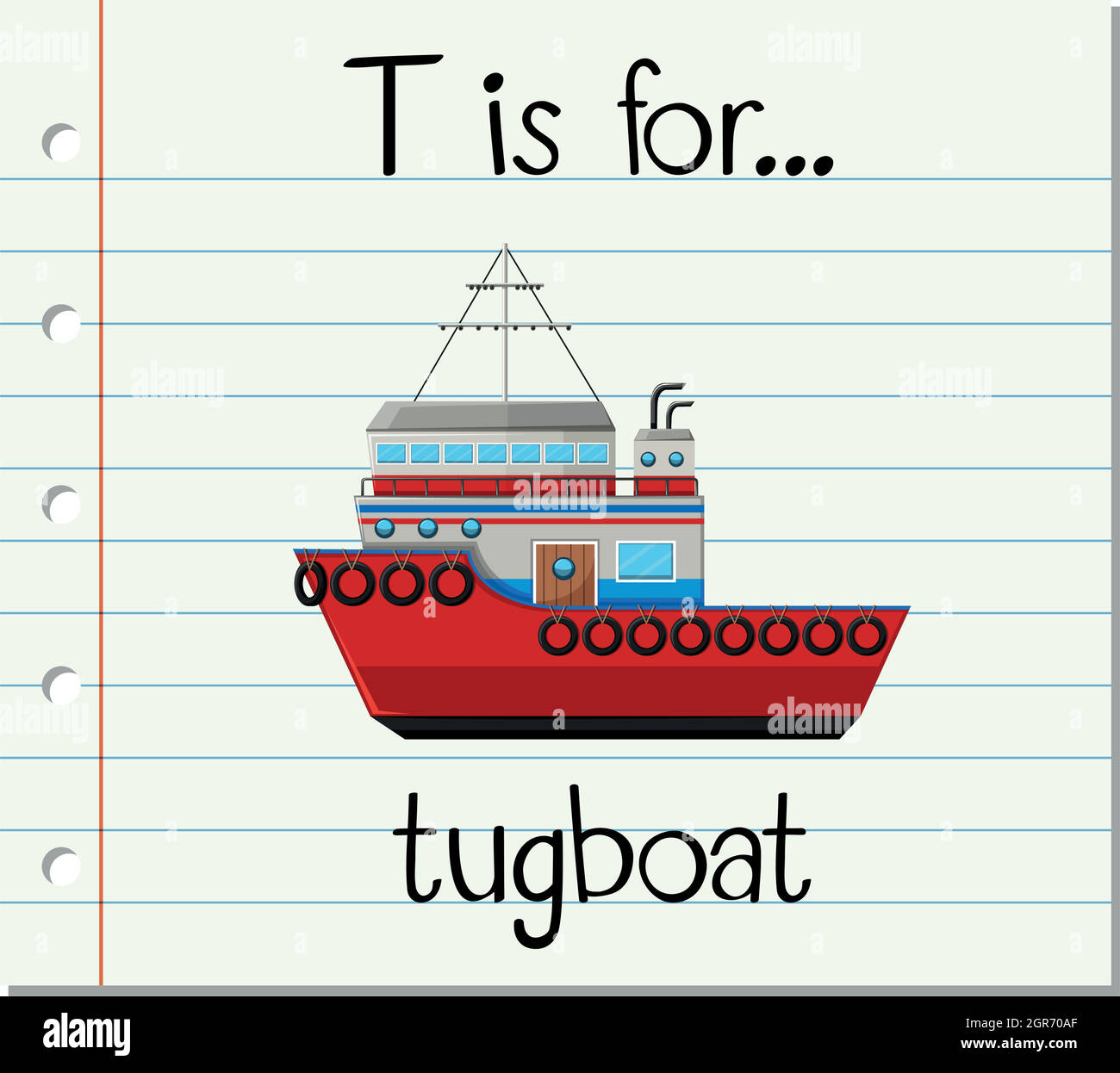 Tugboat clipart hi-res stock photography and images - Alamy