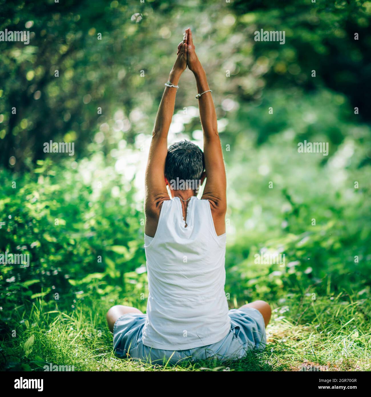 Centering exercise hi-res stock photography and images - Alamy