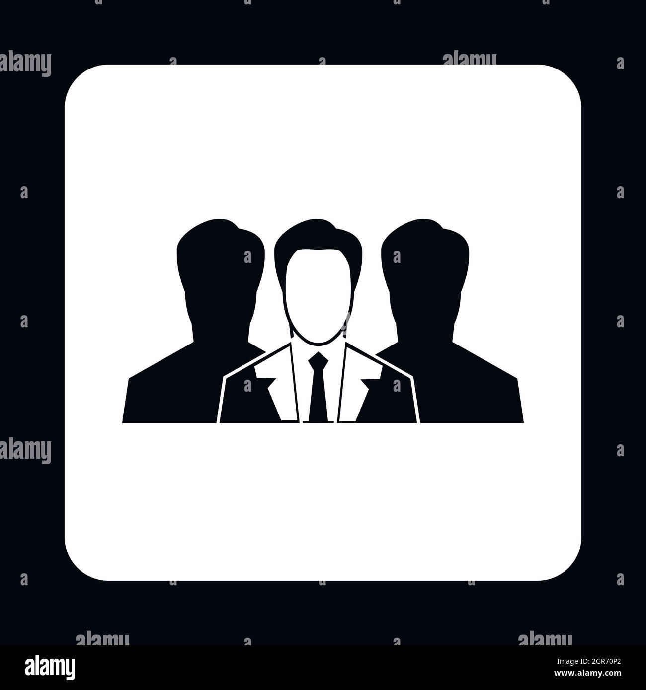 Recruitment icon in simple style Stock Vector Image & Art - Alamy