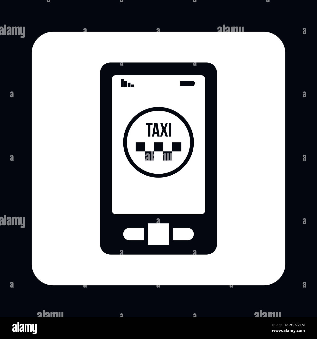 Location in phone icon Stock Vector Images - Alamy