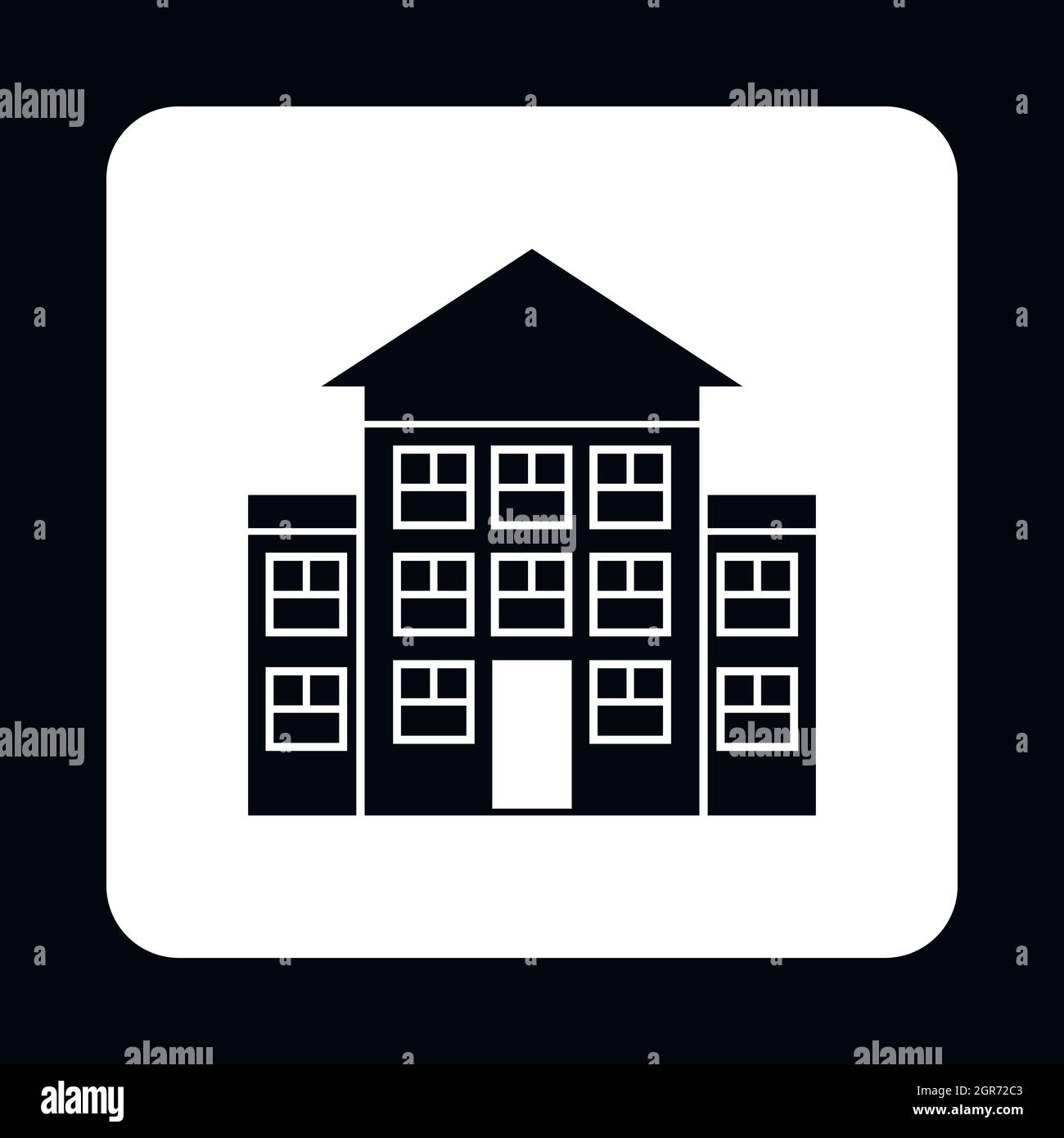 Three storey house icon, simple style Stock Vector Image & Art - Alamy