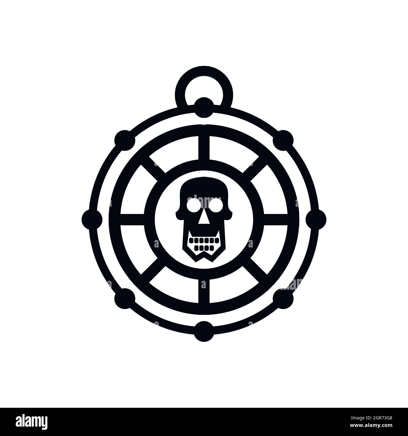 Amulet simple vector icon Cut Out Stock Images & Pictures - Alamy