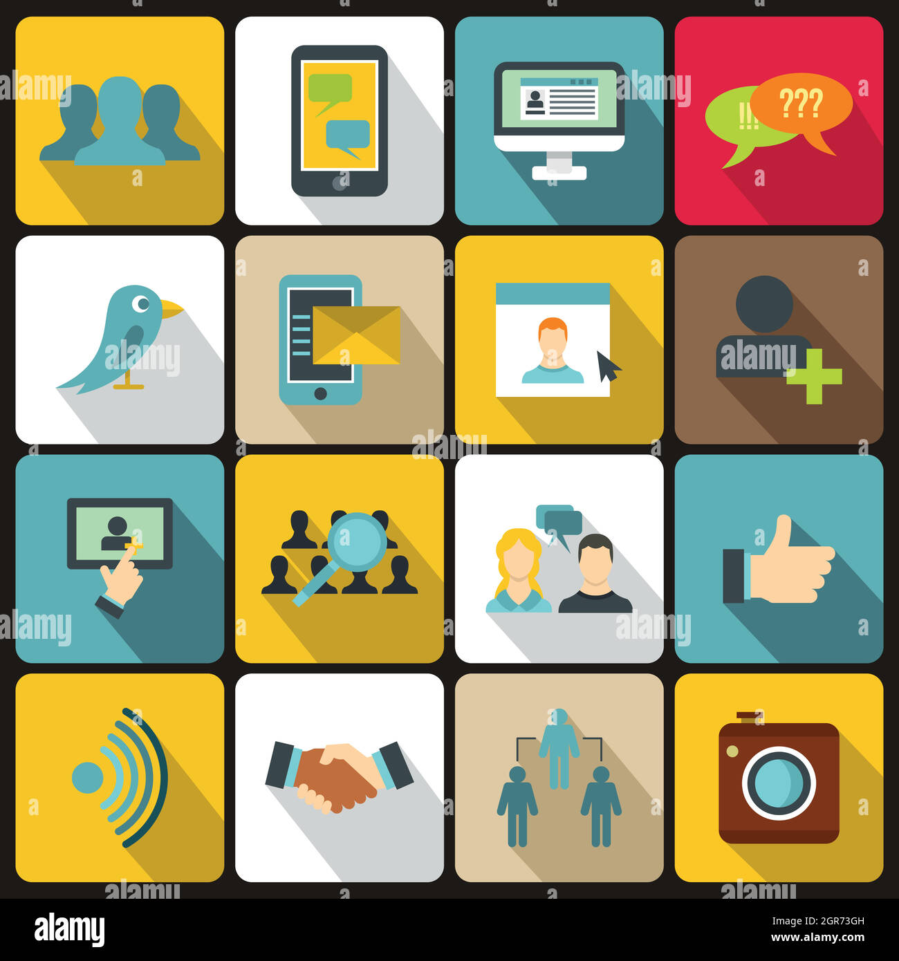 Social teamwork Stock Vector Images - Alamy