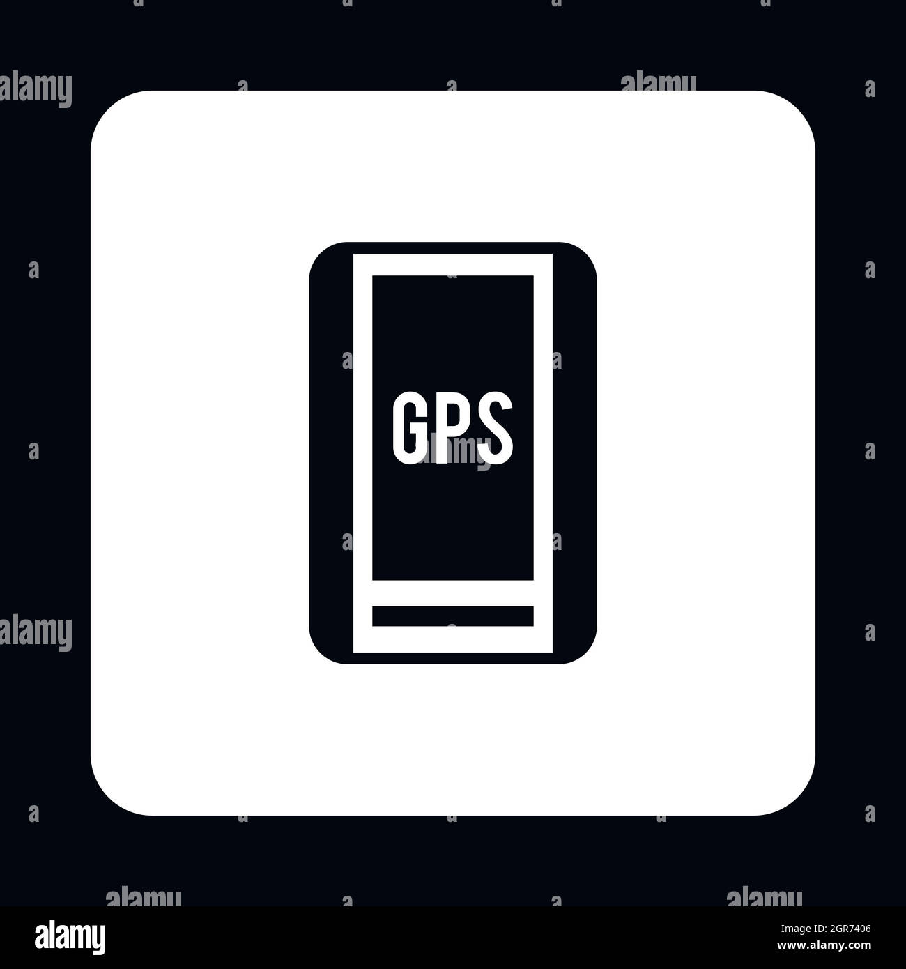 Handheld JPS icon, simple style Stock Vector Image & Art - Alamy