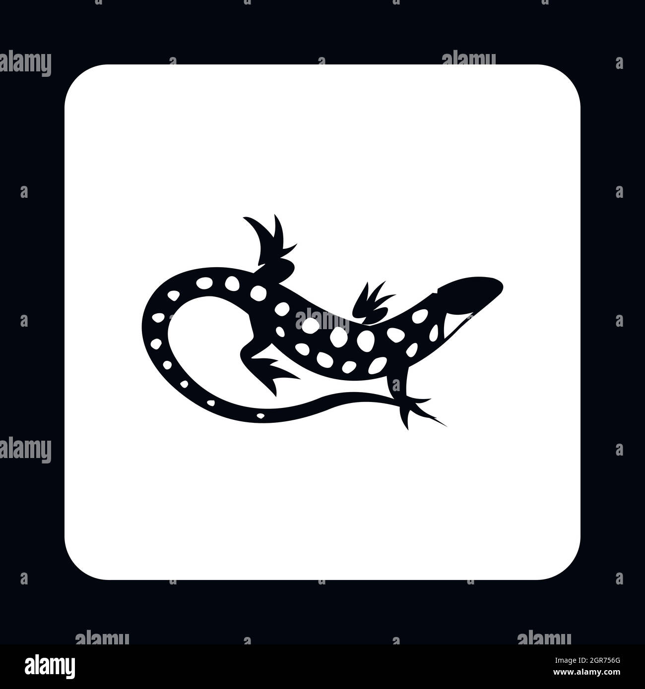 Lizard icon hi-res stock photography and images - Alamy
