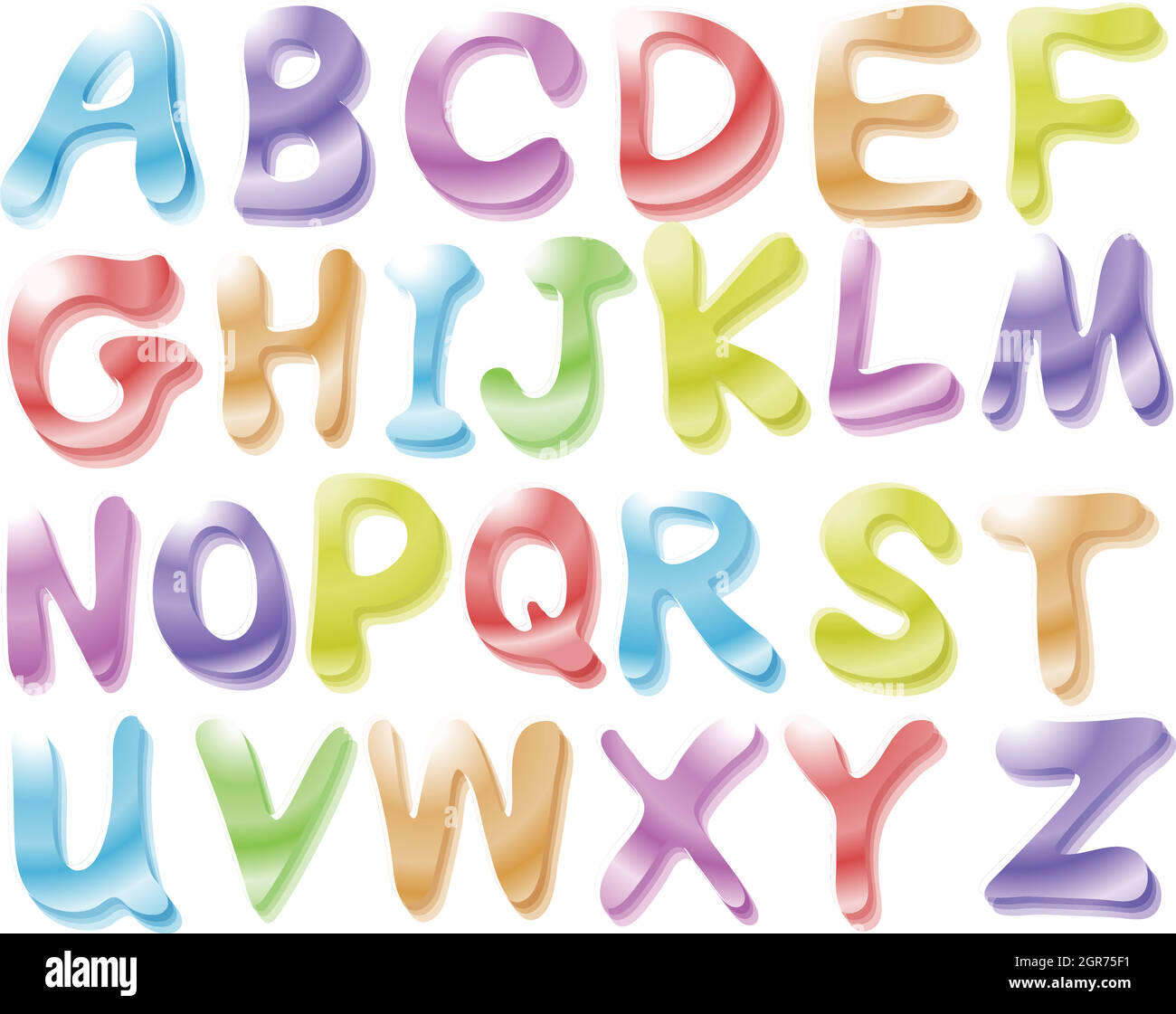 Alphabets wallpaper hi-res stock photography and images - Alamy