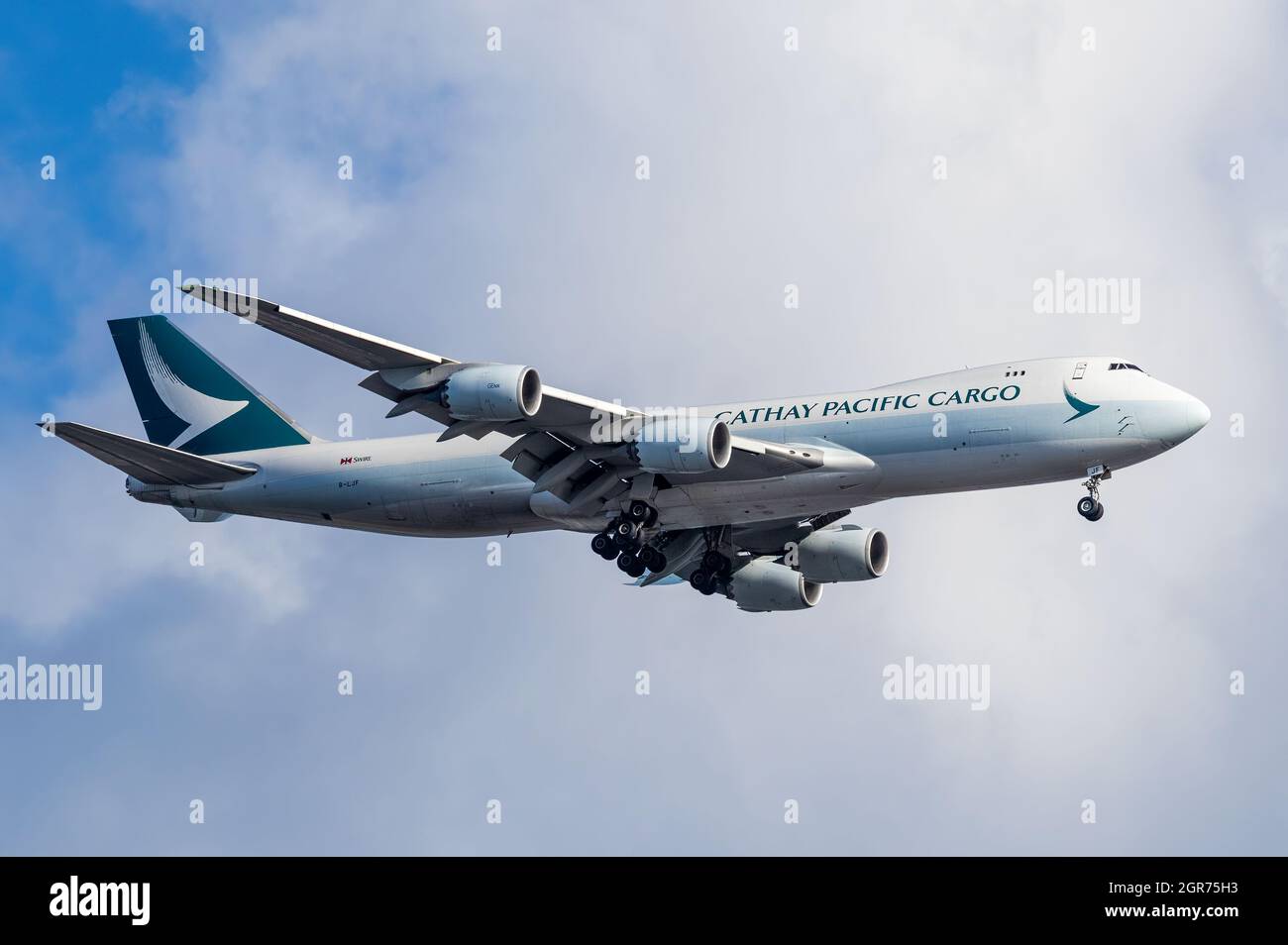 Miami, FL-USA- March 22, 2020: A Cathay Pacific Cargo Boeing 747 ...