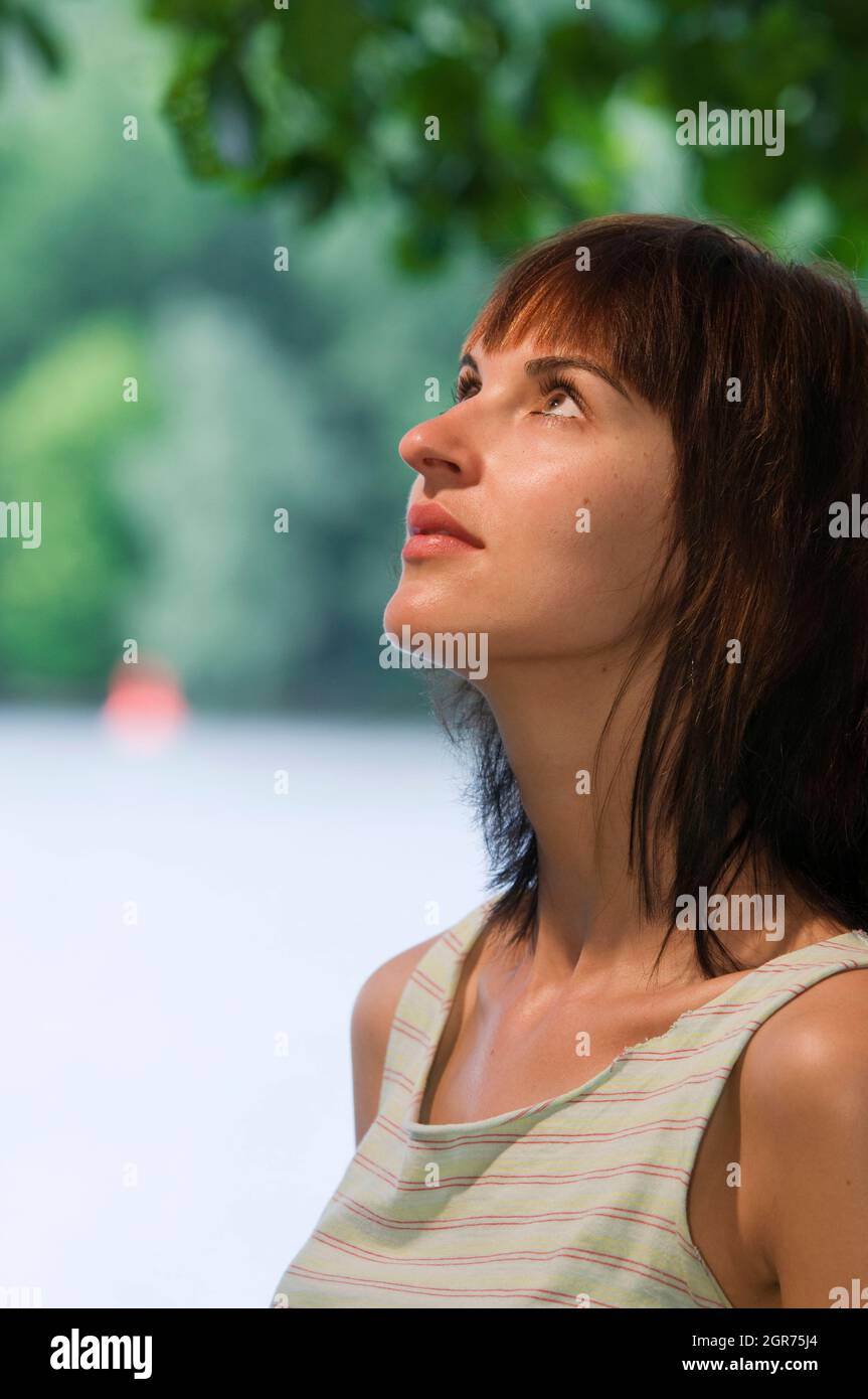 Side view lateral profile hi-res stock photography and images - Alamy