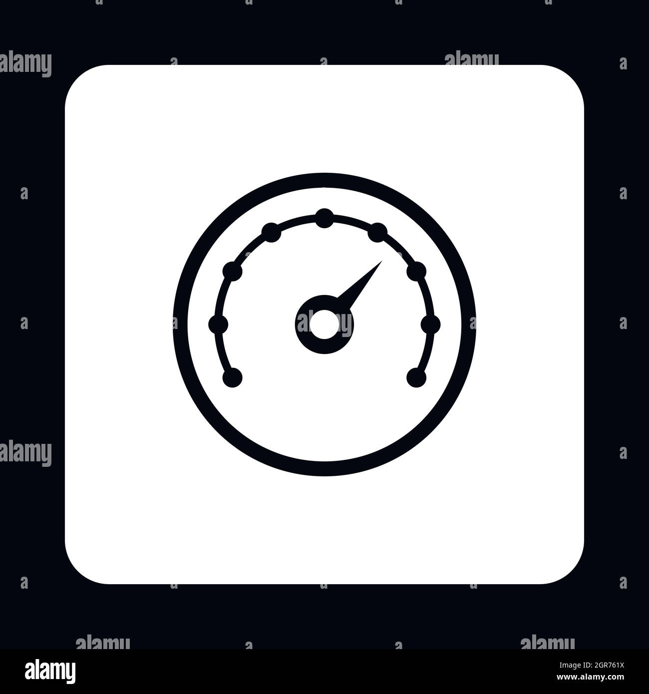 Car speedometer icon, simple style Stock Vector Image & Art - Alamy