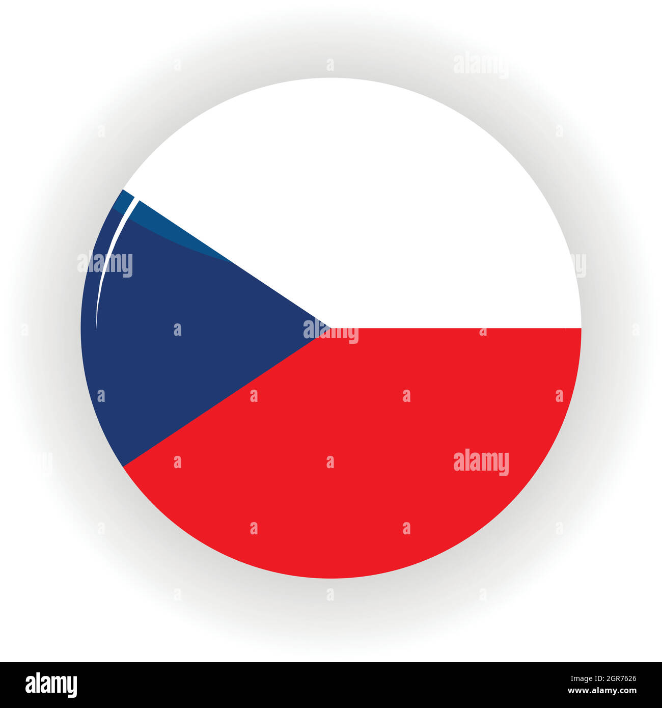 Symbol of the czech state Stock Vector Images - Alamy