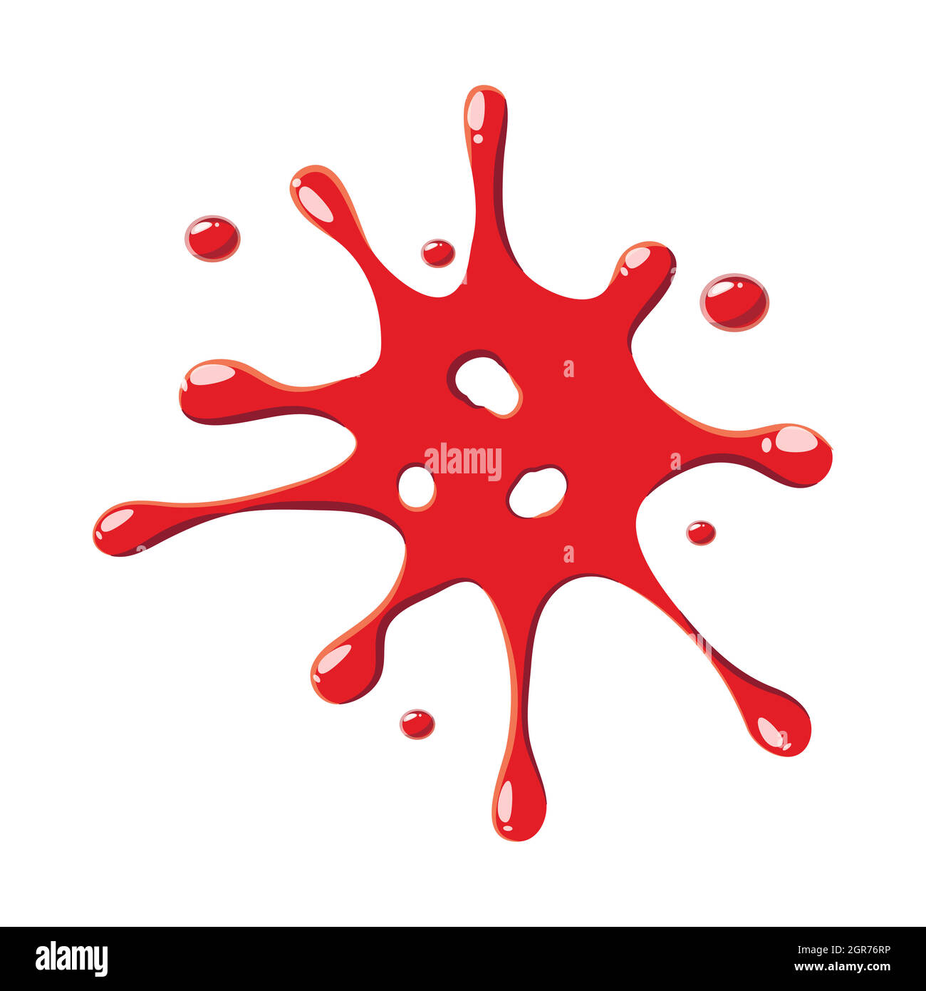 Red blood cell Stock Vector Images - Alamy