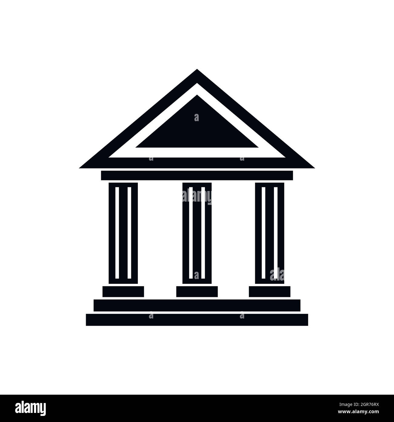 White colonnade Cut Out Stock Images & Pictures - Alamy