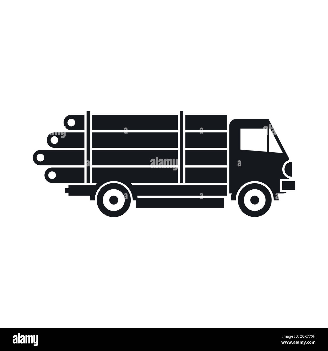 Logging truck carrying logs hi-res stock photography and images - Alamy