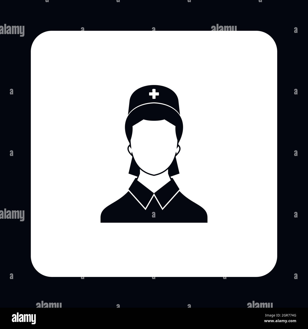 Doctor icon, simple style Stock Vector Image & Art - Alamy