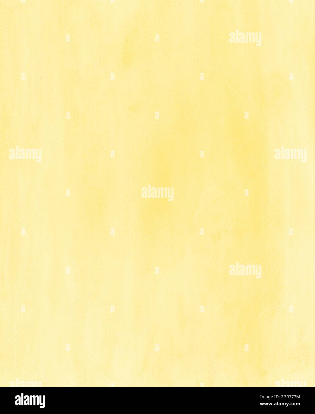 Minimal bright marigold yellow colors watercolor texture painting ...