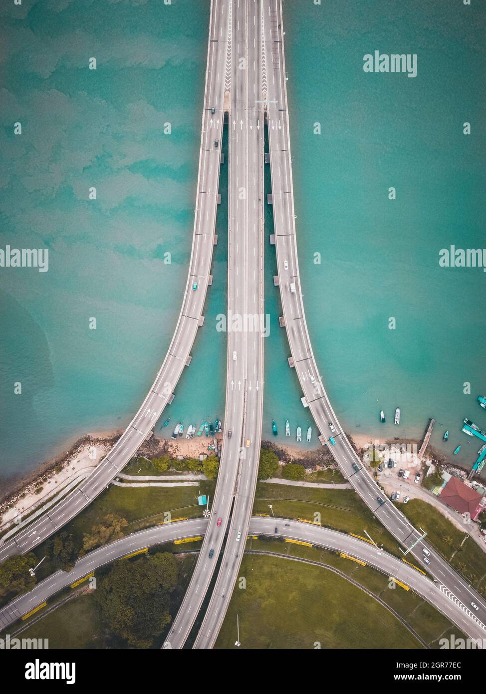 Penang bridge aerial hi-res stock photography and images - Alamy