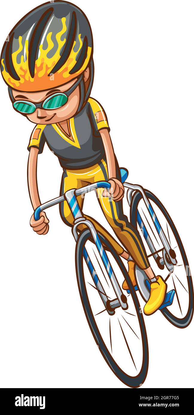 A sketch of a bicyclist Stock Vector Image & Art - Alamy