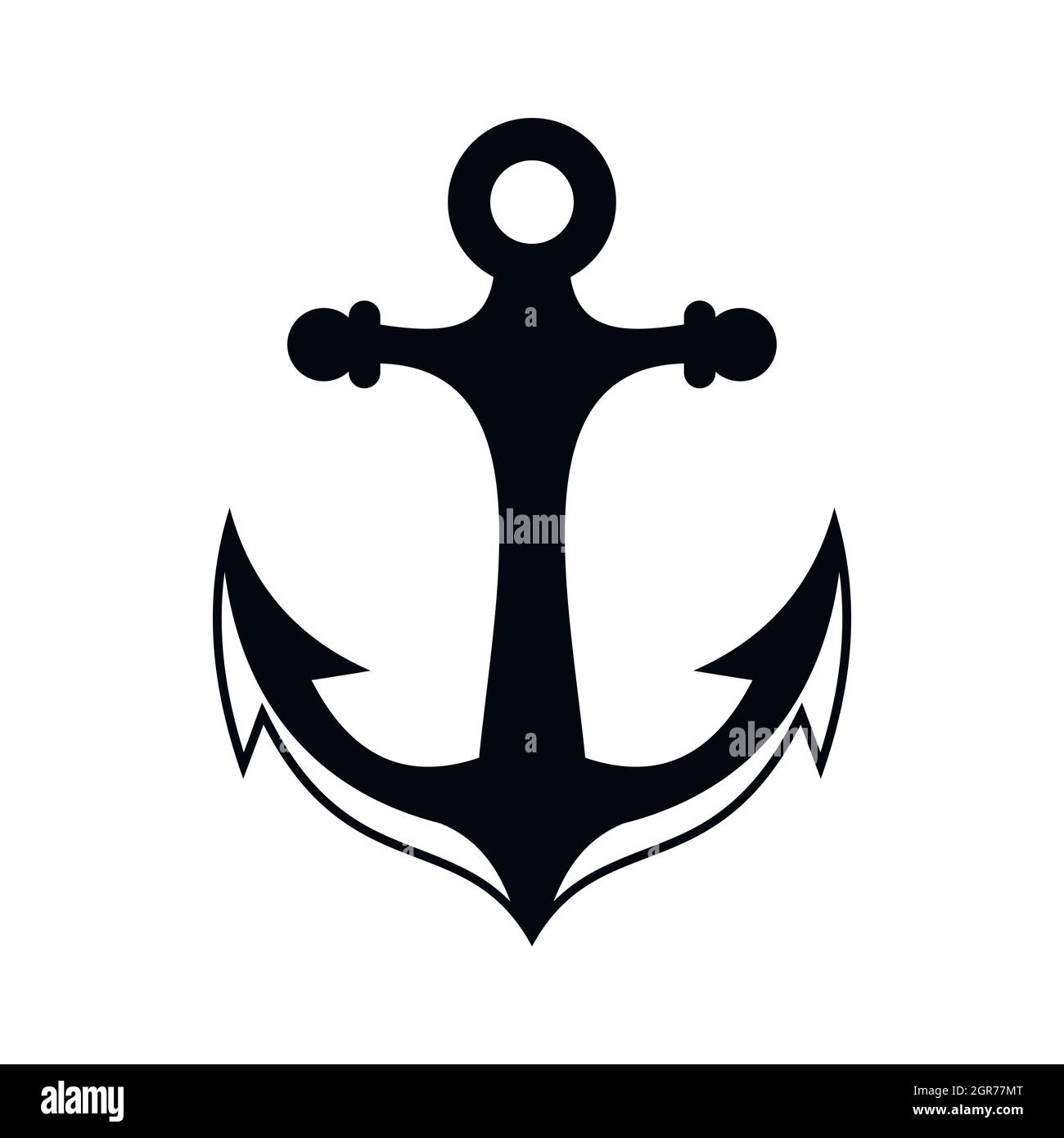 Anchor sign Stock Vector Images - Alamy