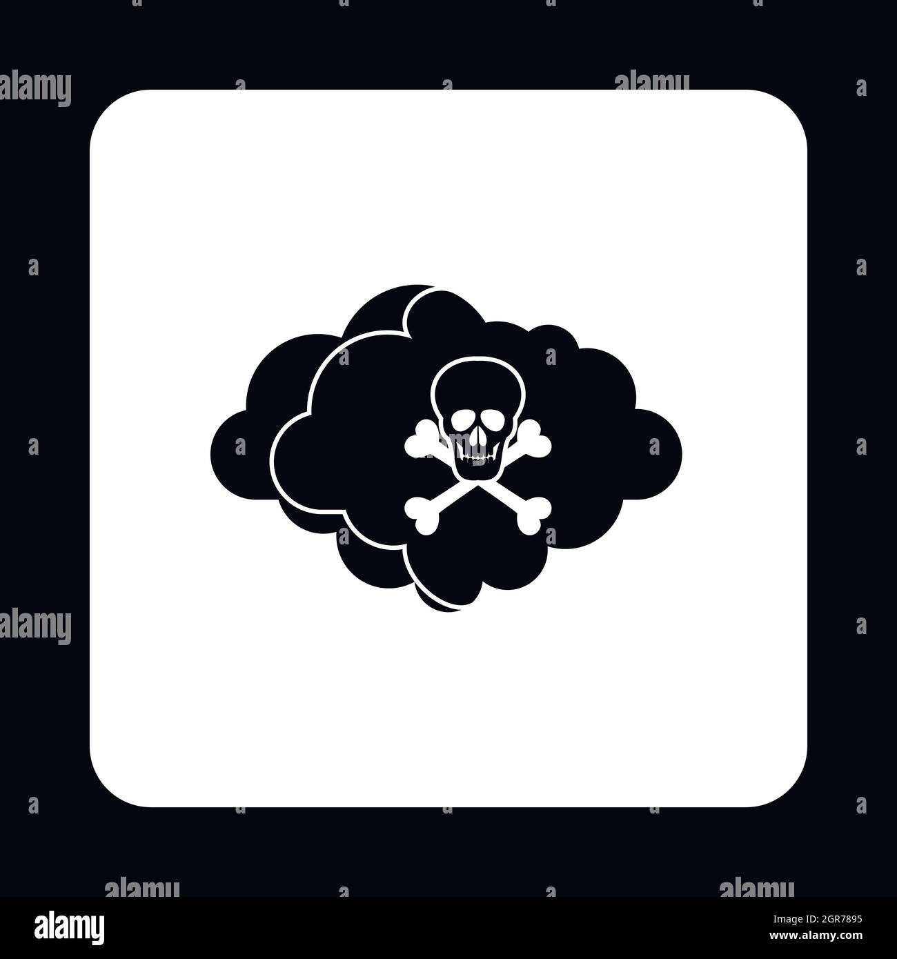 Deadly air icon, simple style Stock Vector Image & Art - Alamy