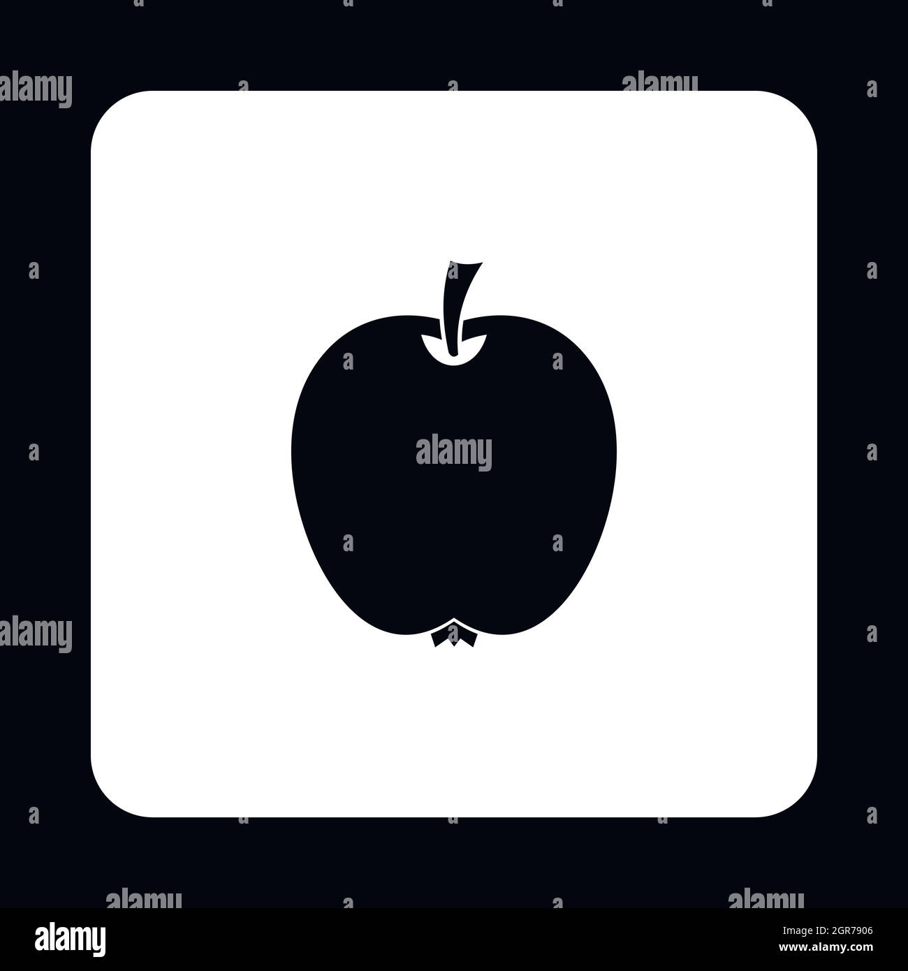 Symbol apple Stock Vector Images - Alamy